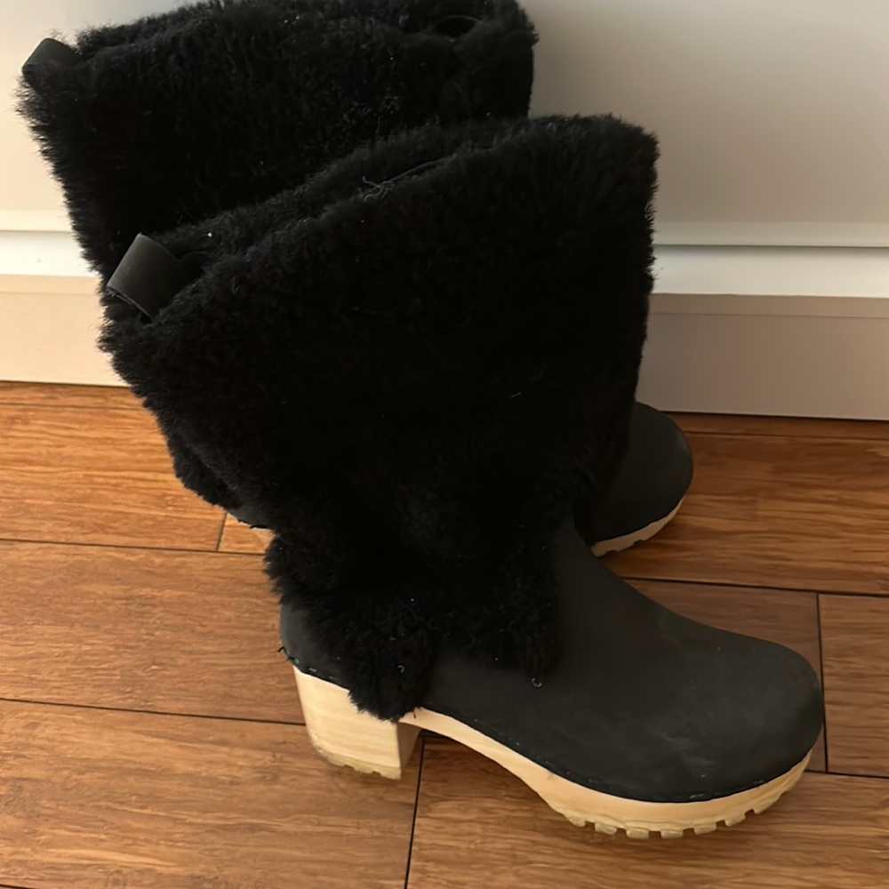 No 6 Shearling Clogs -Special Edition - Gem